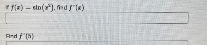 Solved f(x)=sin(x2) | Chegg.com