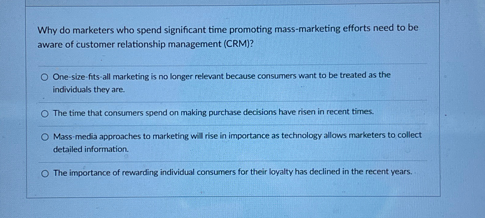 Solved Why do marketers who spend significant time promoting | Chegg.com