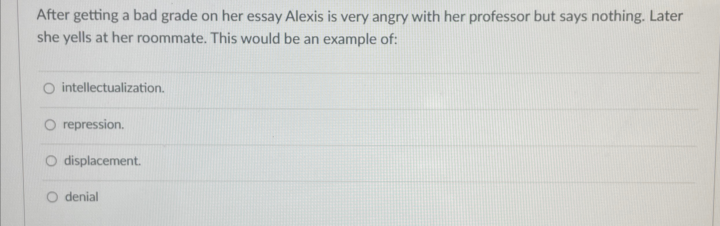 Solved After getting a bad grade on her essay Alexis is very | Chegg.com