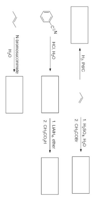 Solved +H2,Pd/C 2. LiAlH4, ether CHO2H | Chegg.com