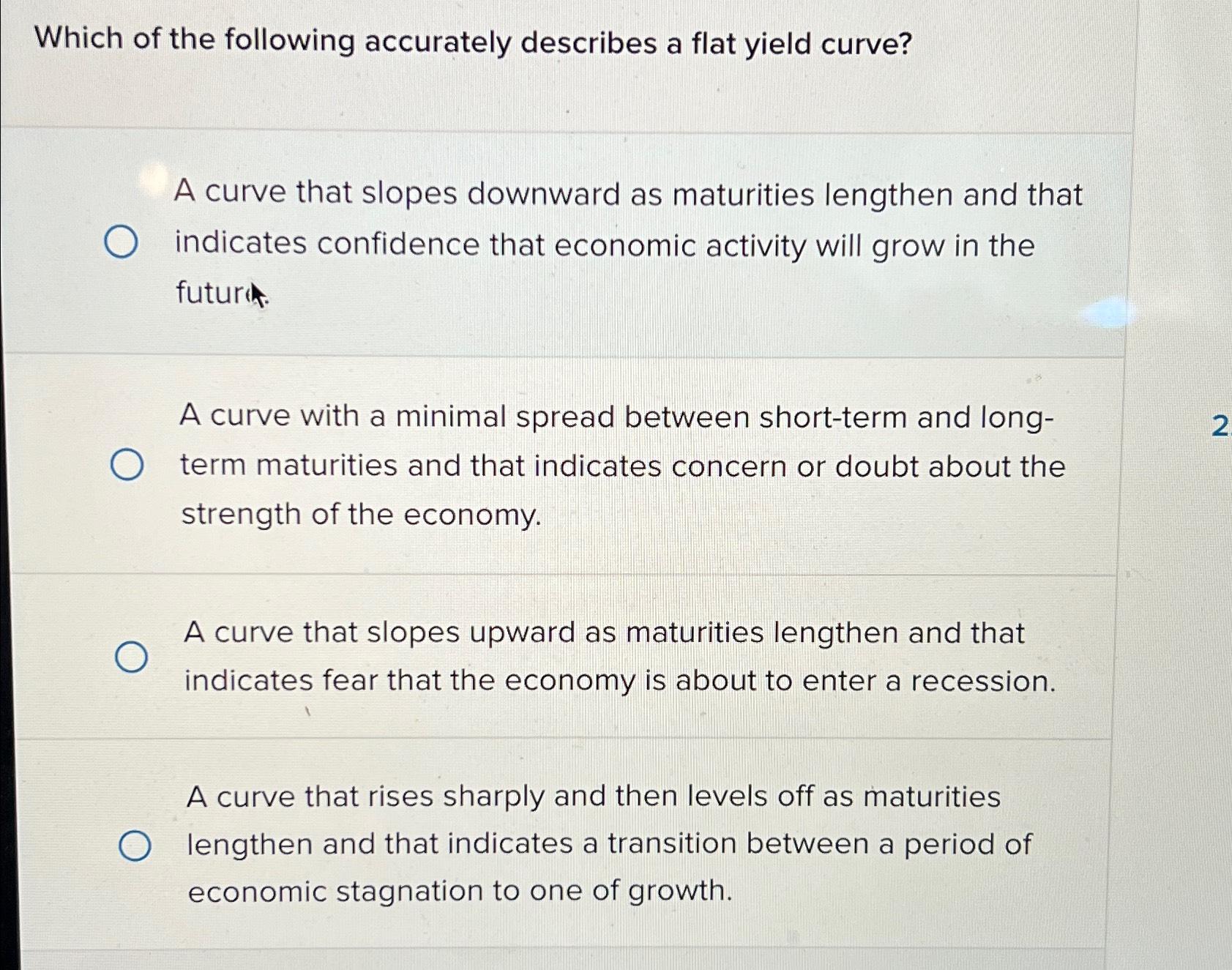 Solved Which of the following accurately describes a flat | Chegg.com