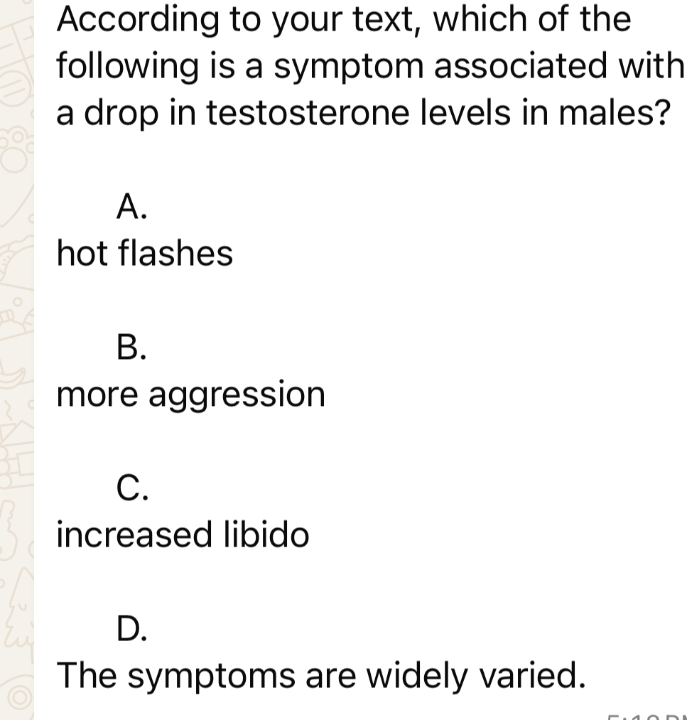 Solved According to your text, which of the following is a | Chegg.com