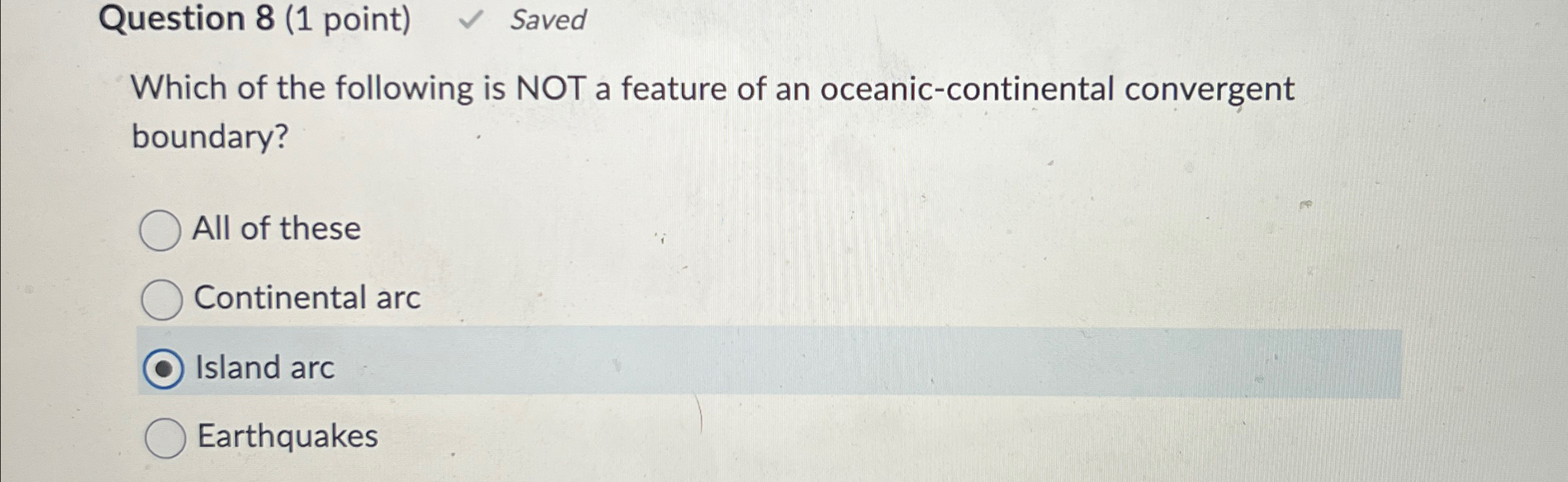 Solved Question 8 (1 ﻿point) ﻿SavedWhich of the following | Chegg.com