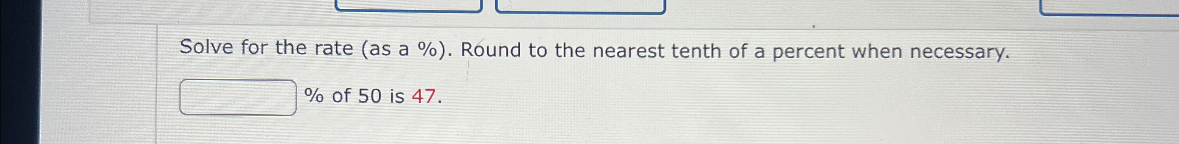 Solved Solve for the rate (as a %). ﻿Round to the nearest | Chegg.com