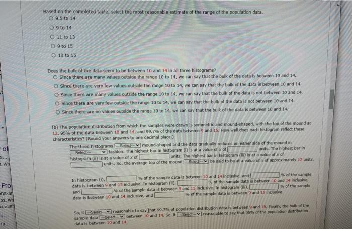 Solved Histograms of random sample data are often used as an | Chegg.com