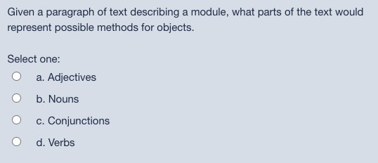 Solved The three pillars of Object-oriented Programming are: | Chegg.com