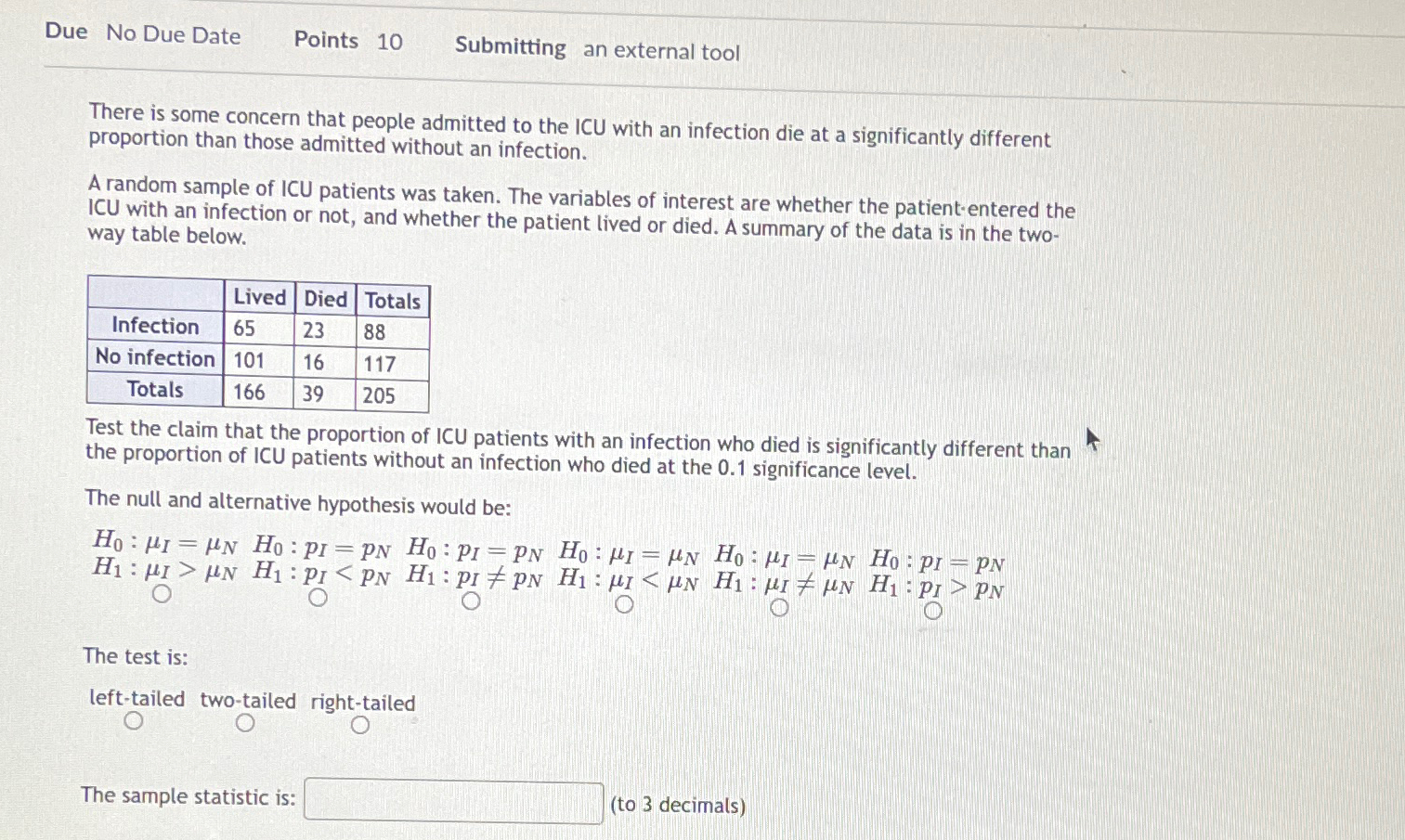Solved Due No Due Date Points 10 ﻿Submitting an external | Chegg.com