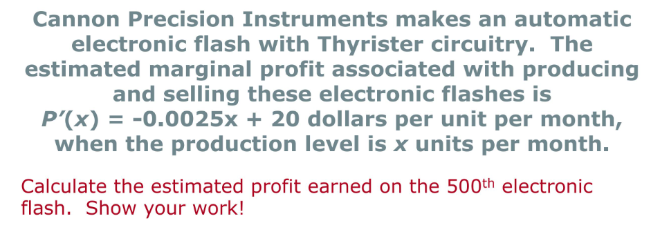 Solved by an EXPERT Cannon Precision Instruments makes an | Chegg.com