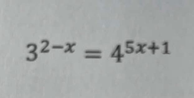 Solved 32-x = = 45x+1 | Chegg.com