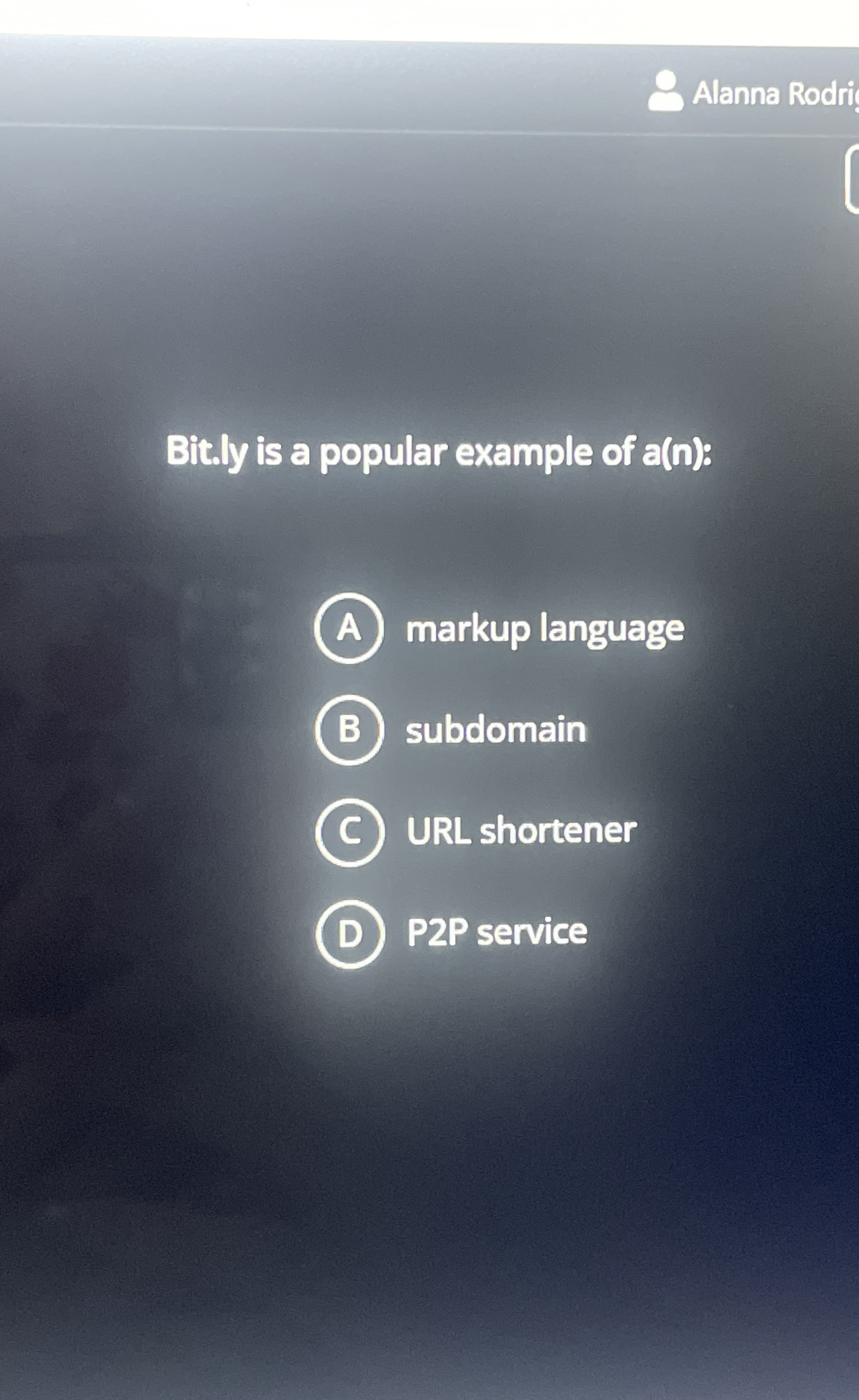 Solved Bit.ly is a popular example of a(n):markup | Chegg.com