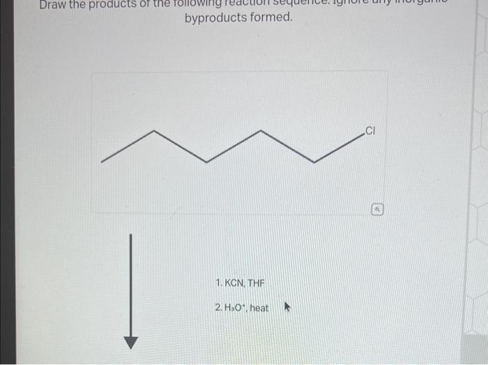 Solved byproducts formed. | Chegg.com