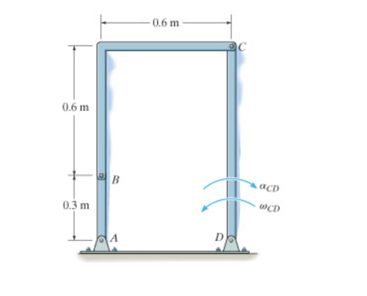 Solved Determine the angular acceleration of link AB ﻿ if | Chegg.com