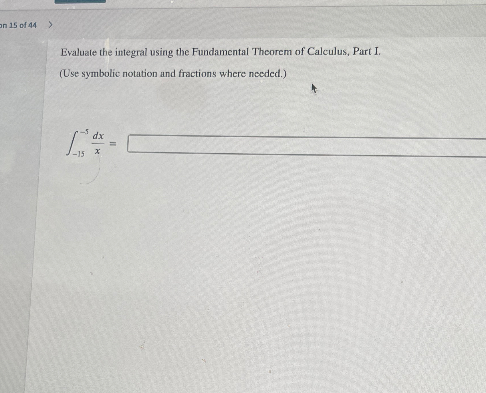 Solved Evaluate the integral using the Fundamental Theorem | Chegg.com