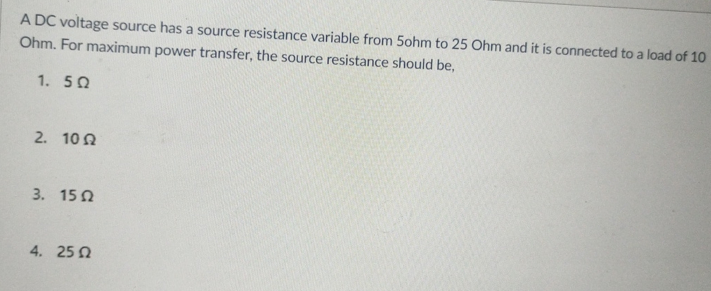 Solved A DC voltage source has a source resistance variable | Chegg.com