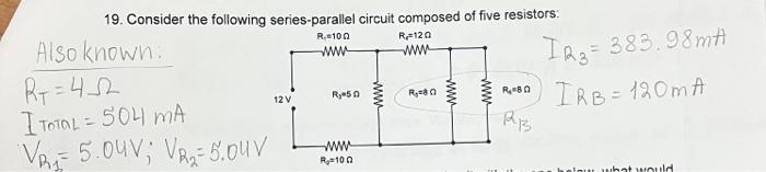 Solved QUESTION: What is the voltage drop across resistors | Chegg.com