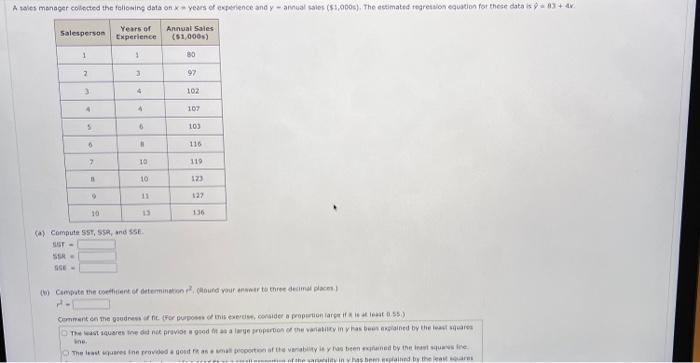 Solved (a) Compute 555, 55R, and 45E. tith = yty = fige = | Chegg.com