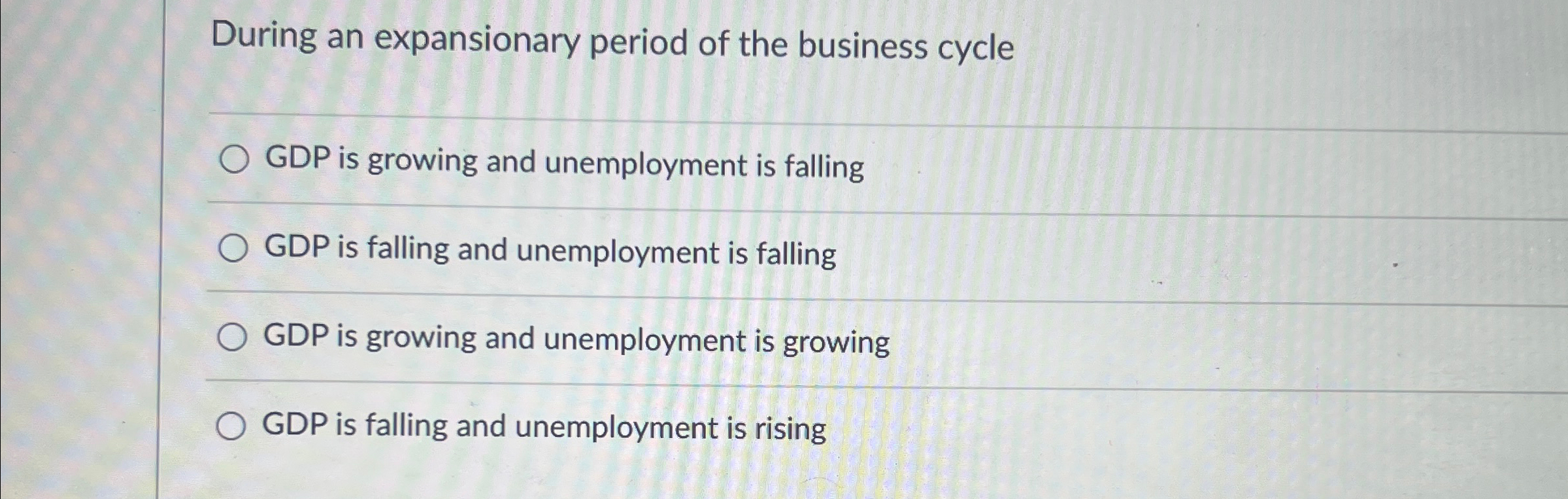 Solved During an expansionary period of the business | Chegg.com
