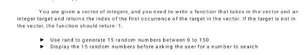 Solved You are given a vector of integers, and you need to | Chegg.com