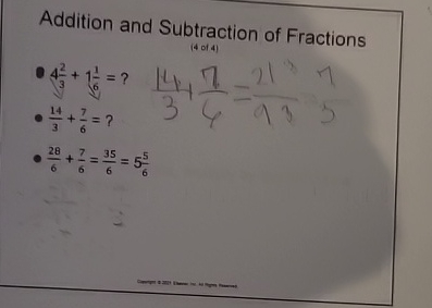 Solved Addition and Subtraction of | Chegg.com