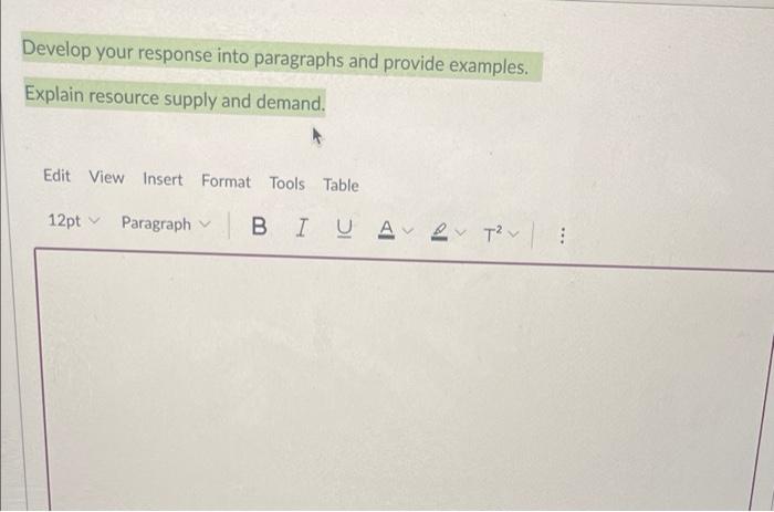 Solved Develop your response into paragraphs and provide | Chegg.com