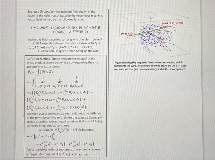 Solved Exercise 5: Consider the magnetic field shown in the | Chegg.com