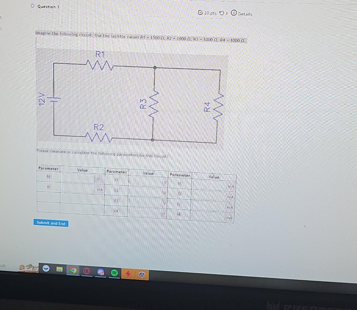 Solved Imagine the following circuit. Use the resistor | Chegg.com