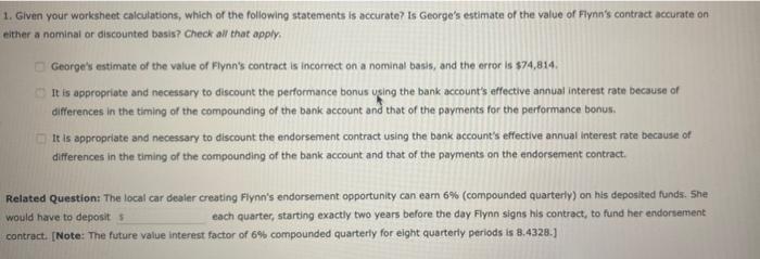Th 05 - Assignment - Time Value of Money Fiynn | Chegg.com