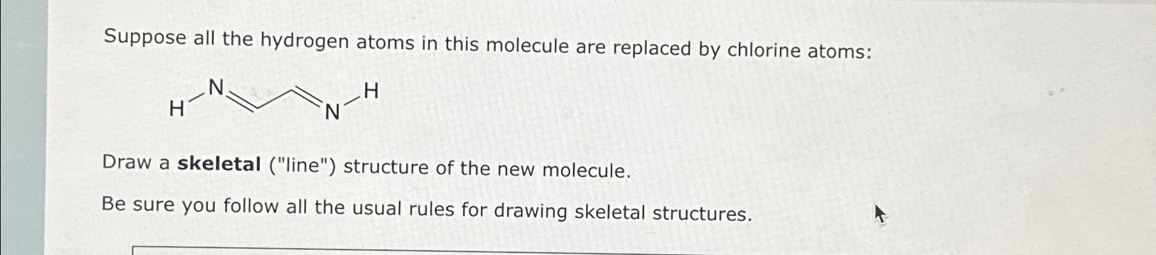 Solved Suppose All The Hydrogen Atoms In This Molecule Are