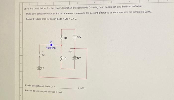 Solved asked to build circuits using multisim so we can see | Chegg.com