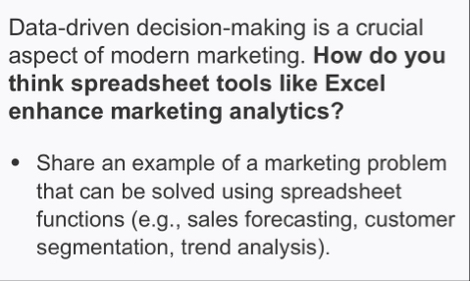 Solved Data-driven decision-making is a crucial aspect of | Chegg.com