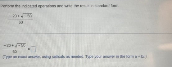 Solved Perform the indicated operations and write the result | Chegg.com
