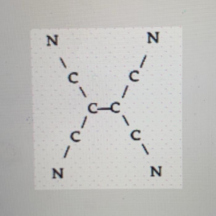 Solved N N 1 / C / / с 1 N N Given the molecular skeleton | Chegg.com