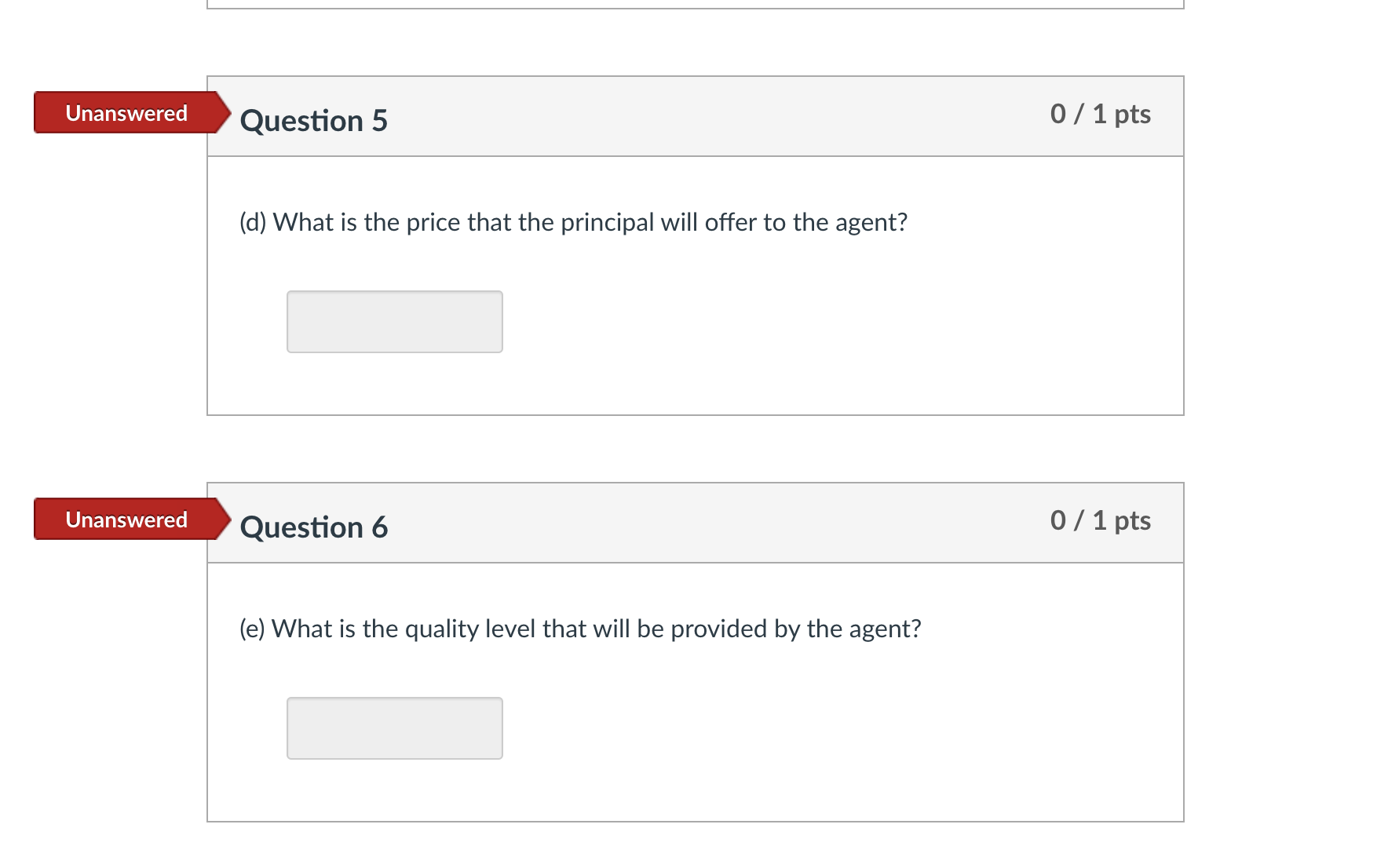 Solved Question 5(d) ﻿What is the price that the principal | Chegg.com