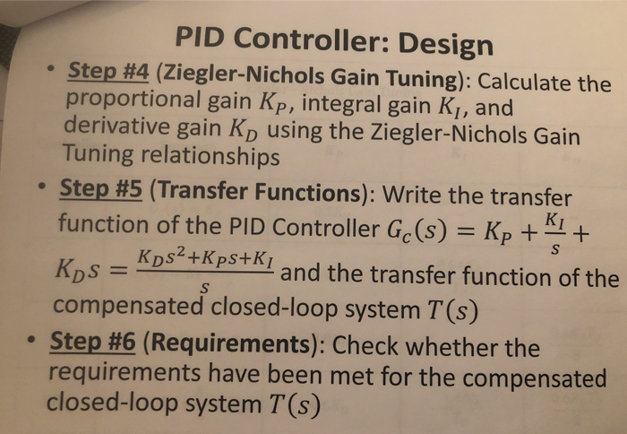 Solved V. Questions Given the controller transfer function | Chegg.com
