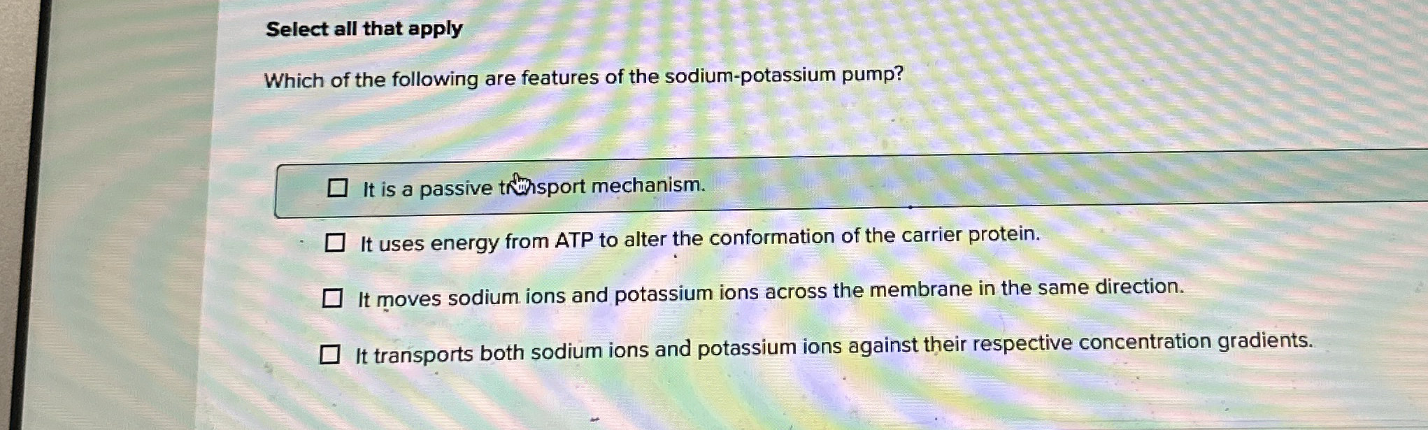 Solved Select all that applyWhich of the following are | Chegg.com