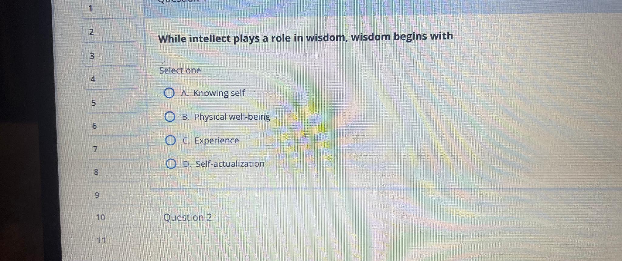 Solved 12While intellect plays a role in wisdom, wisdom | Chegg.com