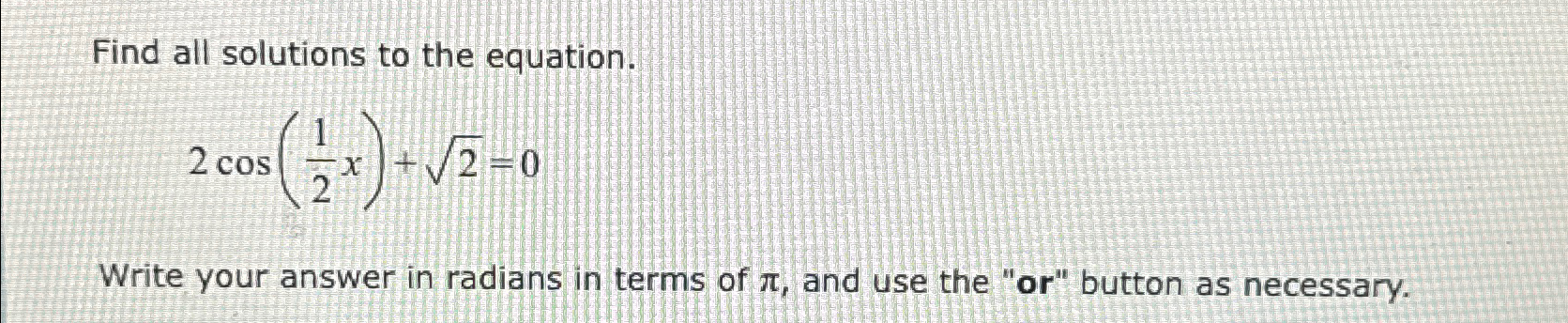 Solved Find all solutions to the | Chegg.com