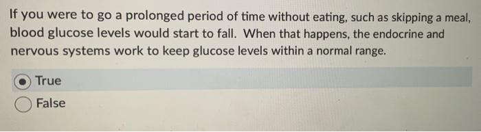 Solved If you were to go a prolonged period of time without | Chegg.com
