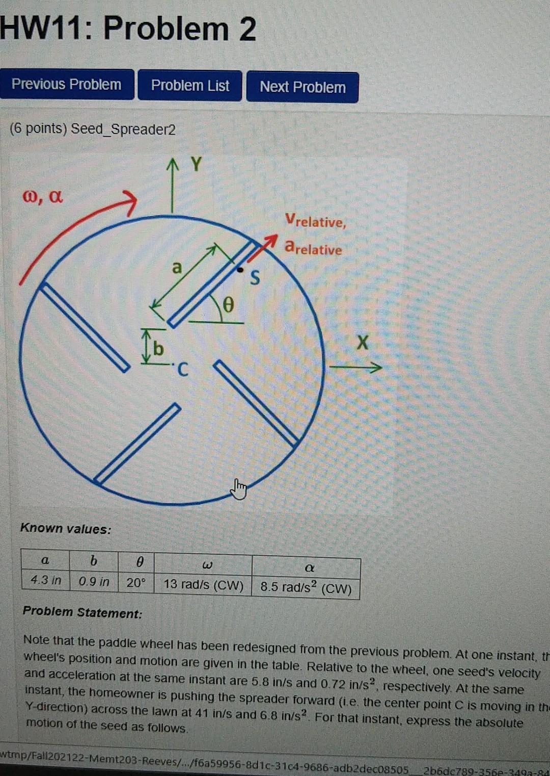 Solved HW11: Problem 2 Previous Problem Problem List Next | Chegg.com