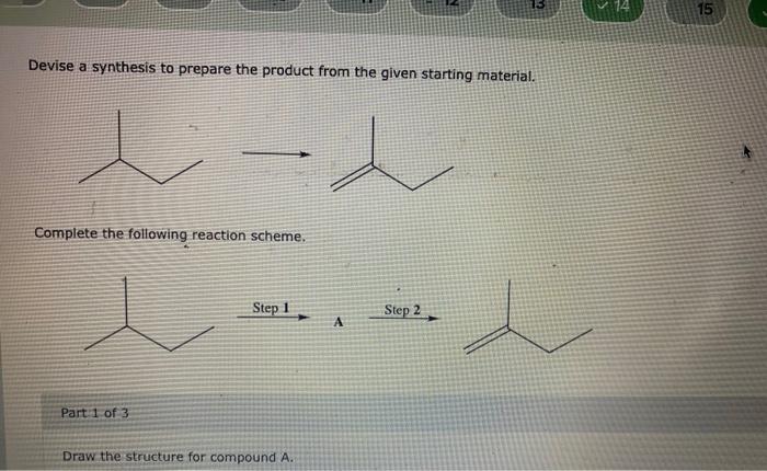 Solved Identify the required reagent(s) for step 1 . Select | Chegg.com