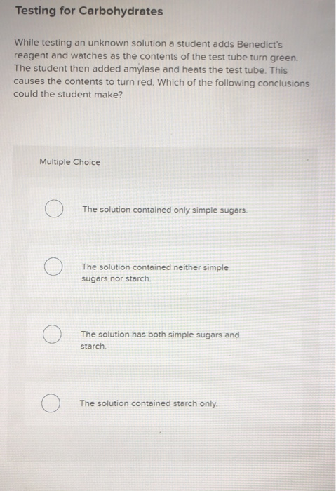 Solved Identify components of an unknown sample 1 An unknown | Chegg.com