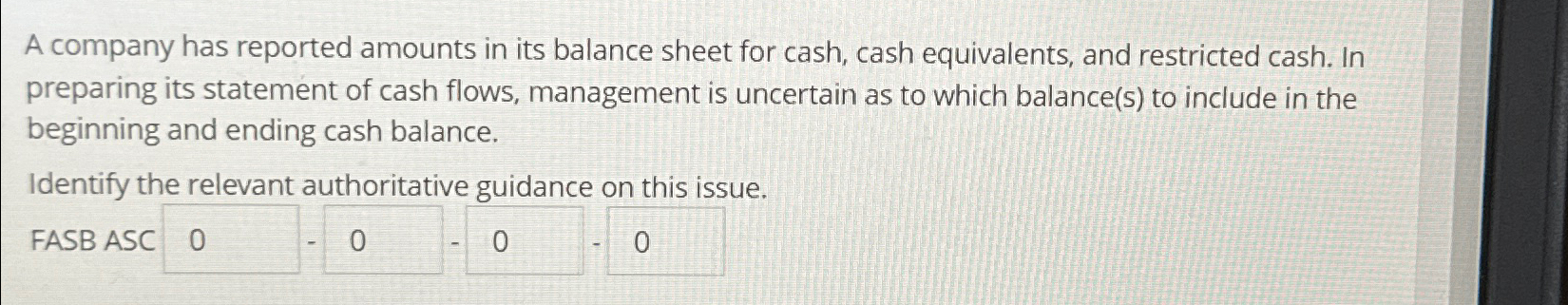 Solved A company has reported amounts in its balance sheet | Chegg.com