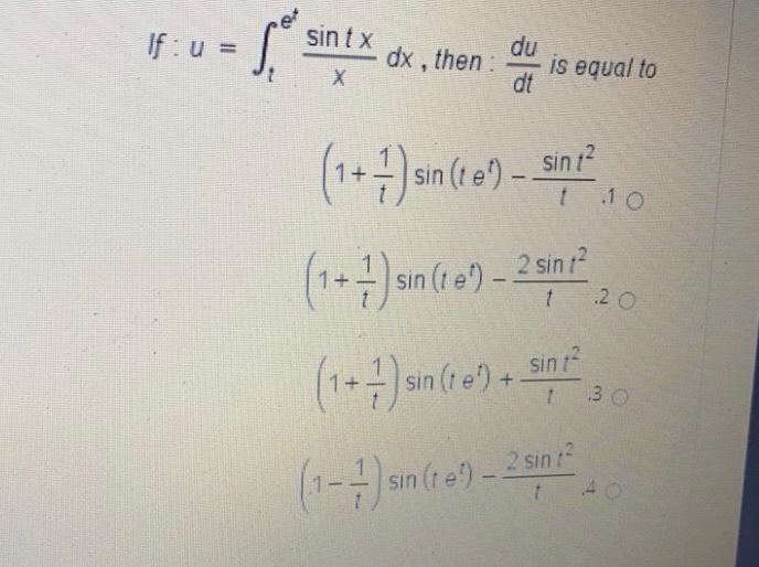 Solved The value of integral: 1 = -sol dx dy, is 1 3.10 10 | Chegg.com
