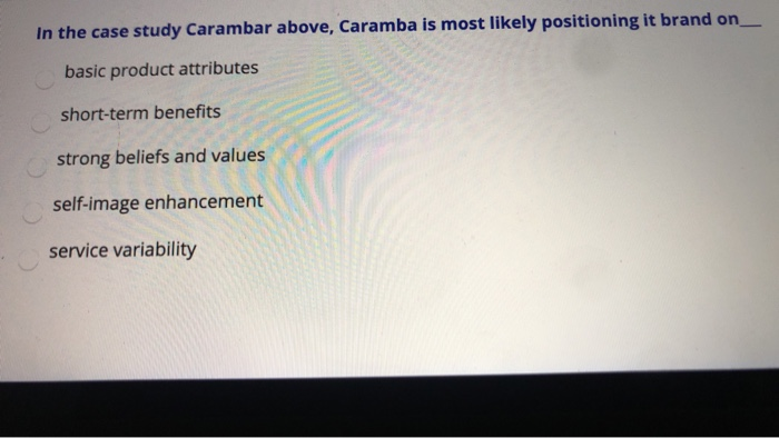 Solved 2 points Carambar case study: Carambar is a French | Chegg.com