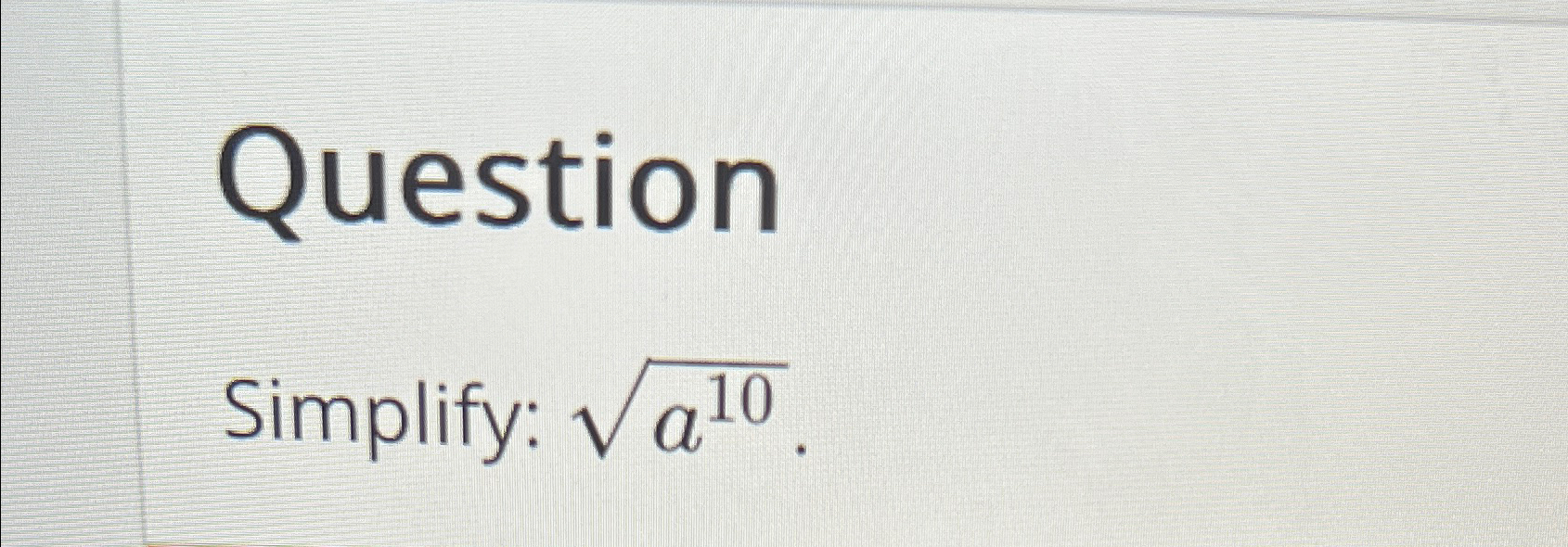 Solved Questionsimplify A102 0589