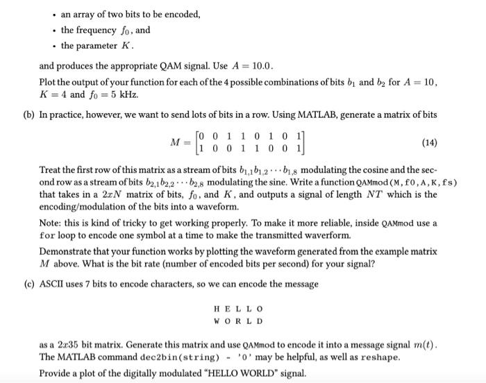 3.3 Digital modulation In a digital modulation | Chegg.com