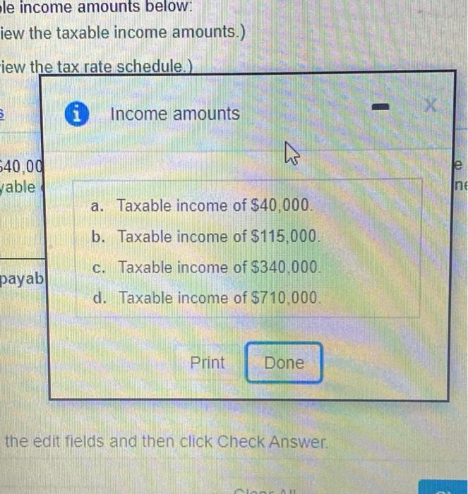 Solved Review the list of taxable income amounts below: | Chegg.com