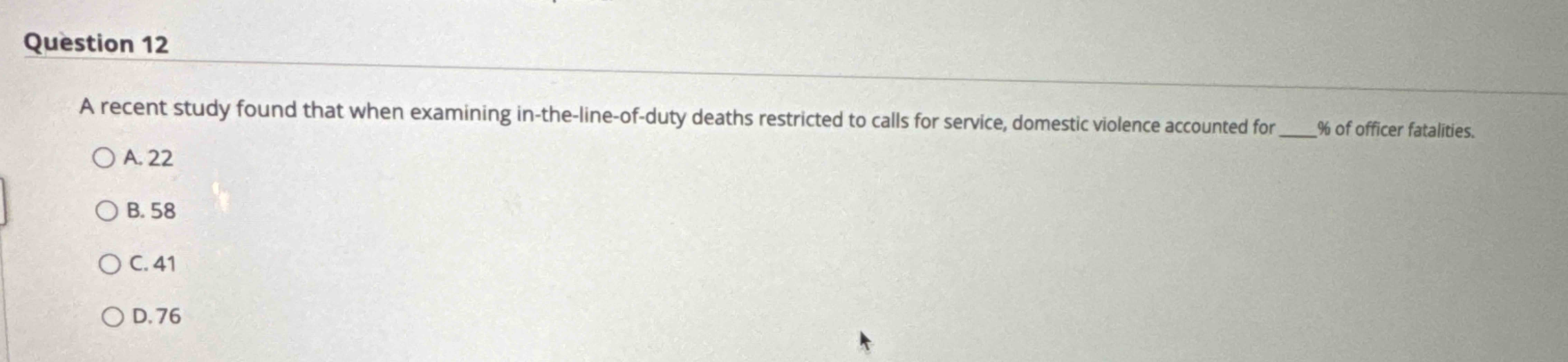 Solved Question 12A recent study found that when examining | Chegg.com