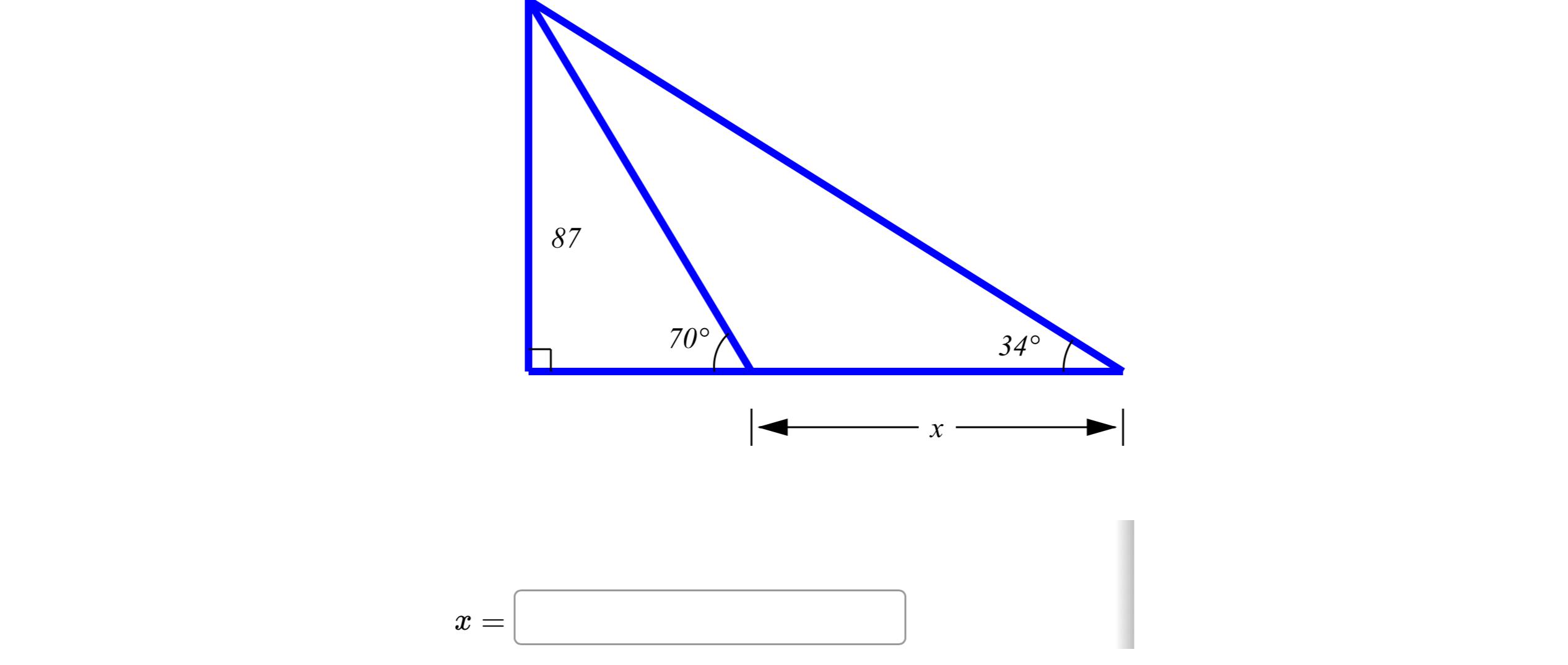 Solved x= | Chegg.com