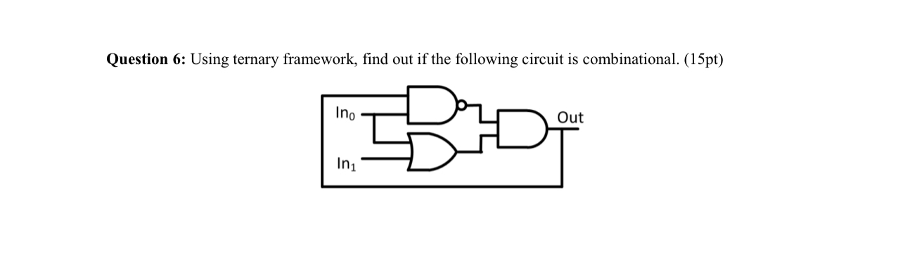 Solved Question 6: Using ternary framework, find out if the | Chegg.com